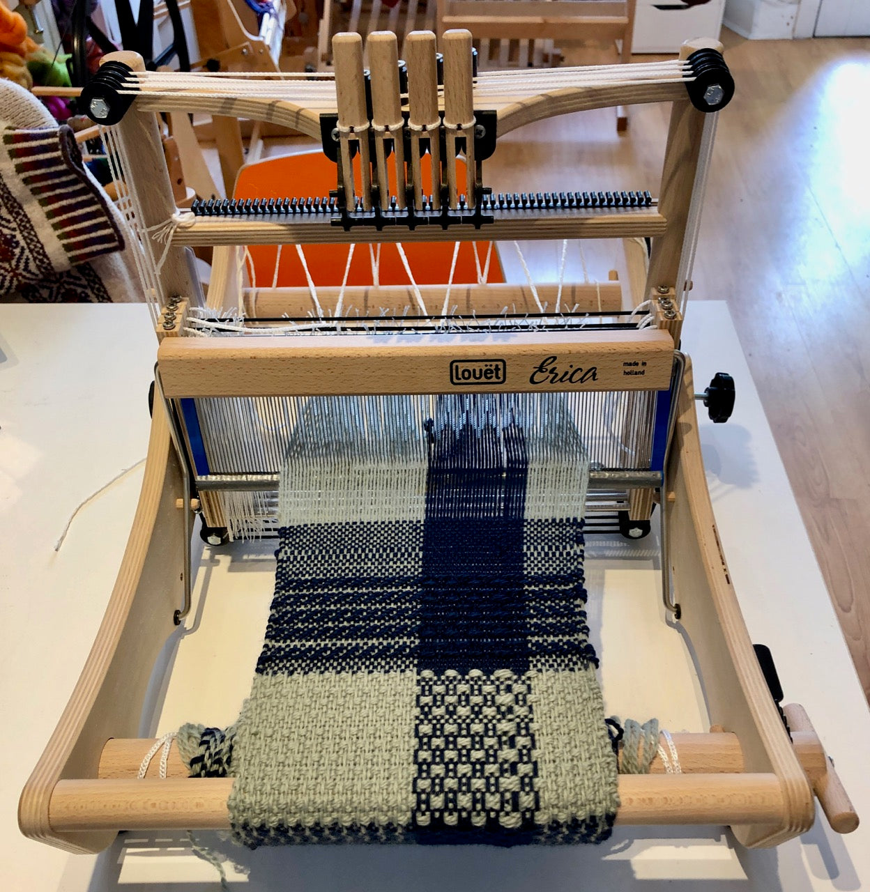 Table Looms are Fun Sampler – Weft Blown