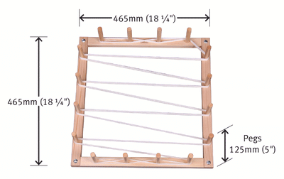 Ashford Warping Frame 4m – Weft Blown