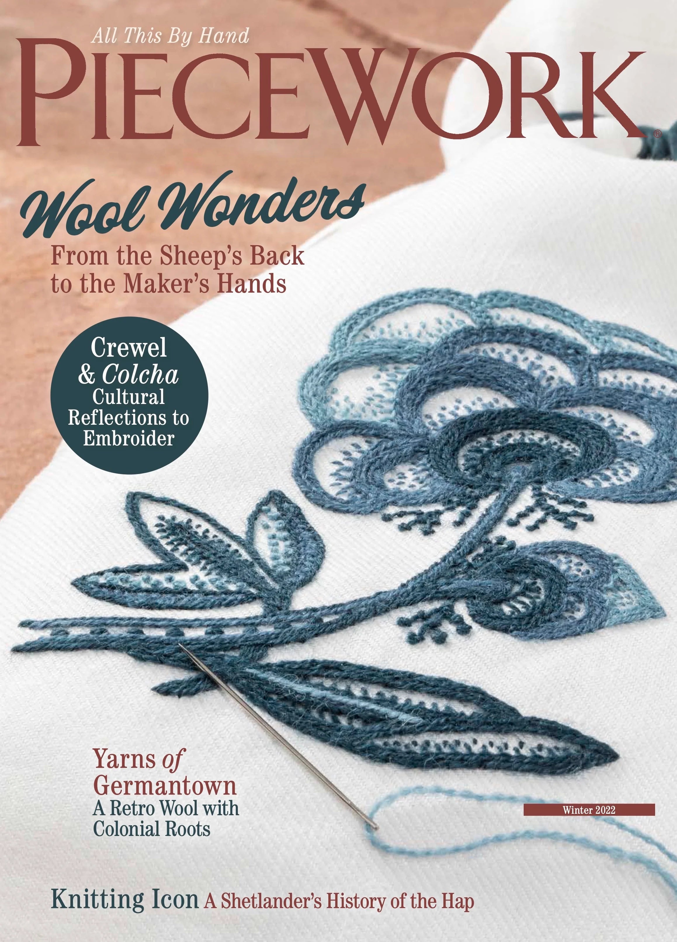 PieceWork Magazine - Winter 2022 – Weft Blown